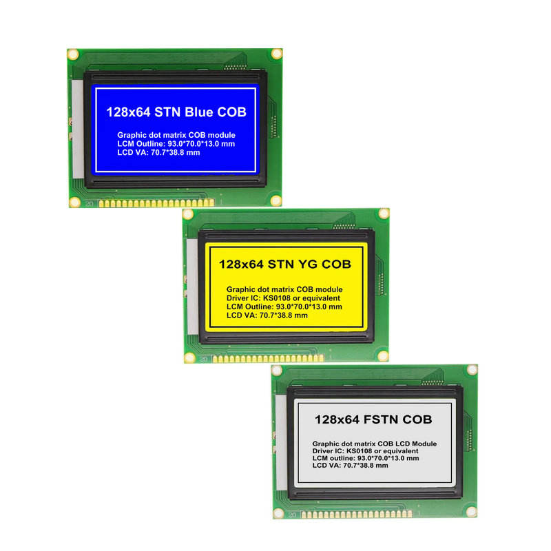 128X64 Monochrome COB LCD Module